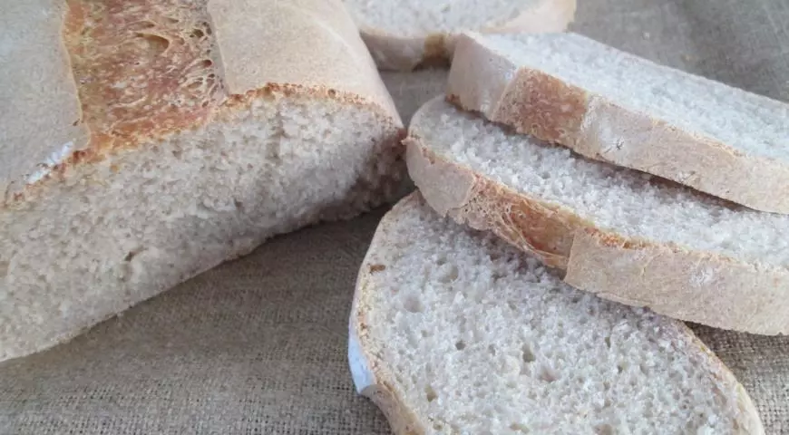 ขนมปังข้าวสาลี - ไรย์บน kefir