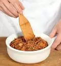 फोटो कुकिंग रेसिपी: टोमॅटो आणि बेकन, चरण क्रमांक 5 सह छिद्र casserole