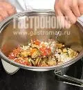 Foto van de voorbereiding van het recept: courgette, gevuld met mosselen, stap №4