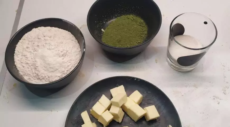 Resep masak poto: Cheesecake sareng pertandingan sareng Malina, Léngkah No. 2