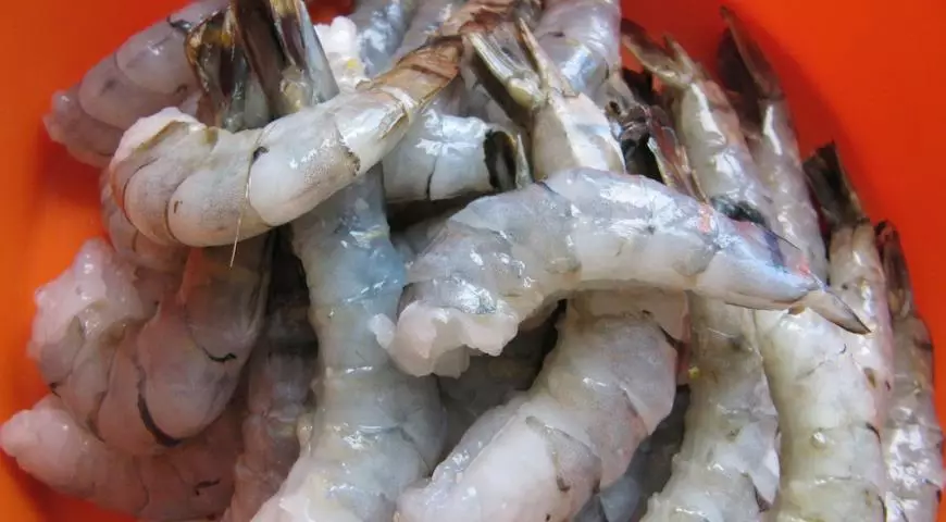 Sula futhi ulungiselele i-shrimp ukupheka