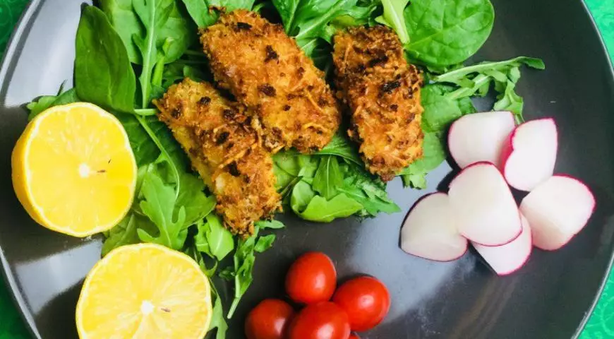 Die saftigsten Hühnernuggets mit Parmesan und Thymian