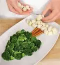 Foto van de voorbereiding van het recept: een garnituur van broccoli en bloemkool, stap nummer 6