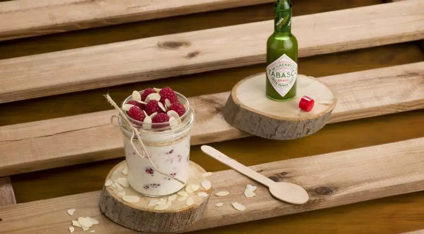 Osikapa pudding na tabasco® green ose