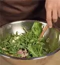 Stock Foto Cooking Recipe: Pork Ham Salad kun piroj, Paŝo Numero 2