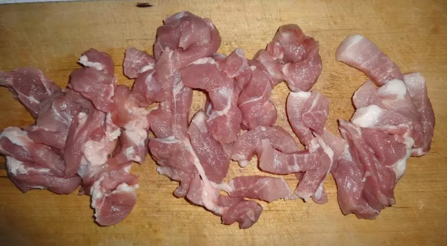 Minha carne de porco e corte