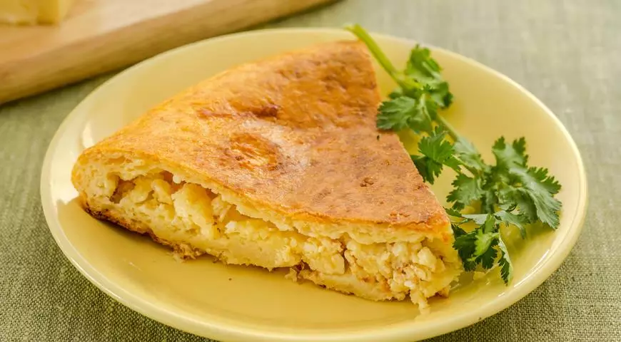 تیزی سے کاٹیج پنیر pies 