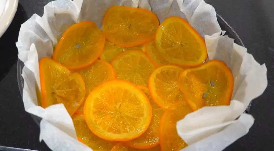 Photo Cocción Receta: Pie de naranja fragante, Paso No. 3