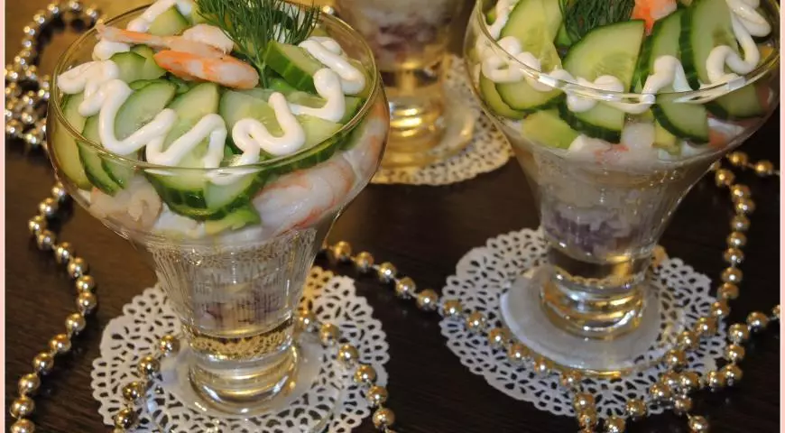 I-Puff Shrimp Salad