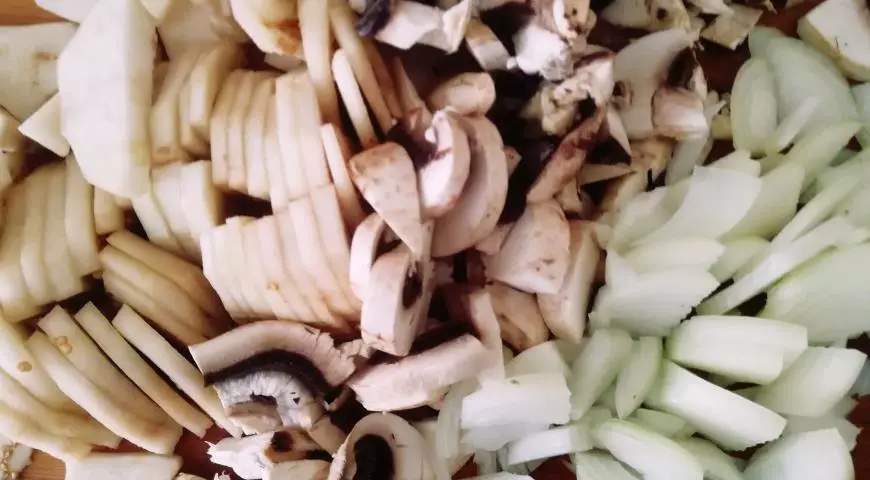 Couper les légumes pour la cuisson