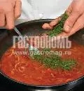 Chinsinsi chophika chophika: Spaghetti ndi ham mu msuzi wa phwetekere, nambala 4