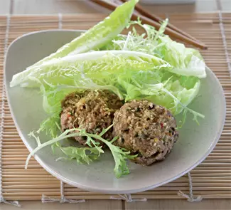 Asian Style Hamburger.