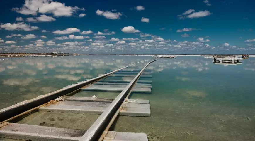 Railway in water