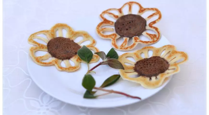 Ighe pancakes-sunflowers