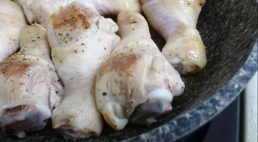 Foto Koken Recept: Franse kippenpan a la Normande, stap nr. 1