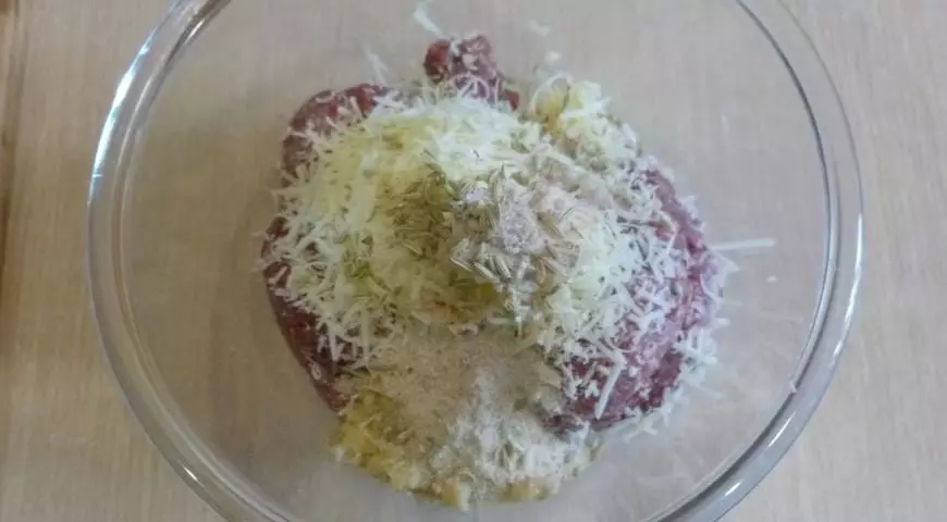 Misture Mince, Parmesão, Sementes de Formula, Crackers e Alho