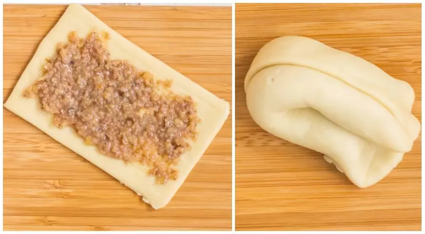 Stock foto Recepta de cuina: bollos amb farciment de femella, pas número 7