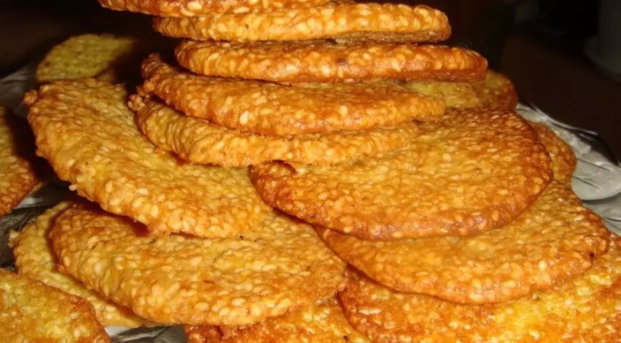 Biscoitos de gergelim