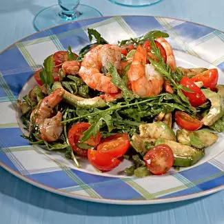 Shrimps সঙ্গে Avocado থেকে Salat