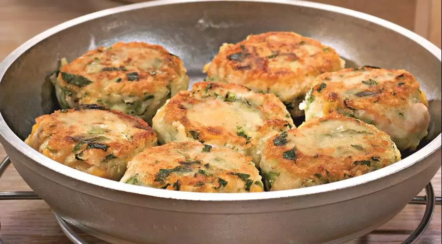 Cutlets на ракчиња и пченка