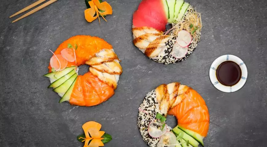 Sushi Donitsit Zodiac-ravintolassa