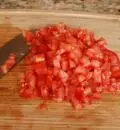 Klipp tomater för matlagning sallad