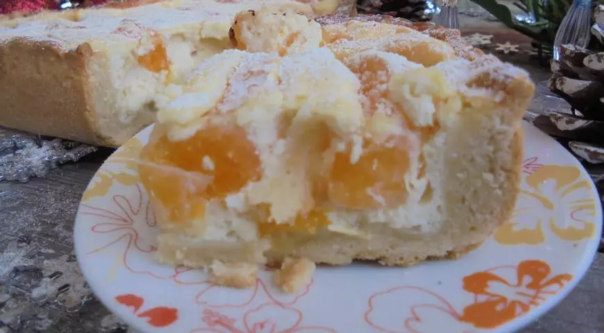 Mandarin Cottage Cheese Pie