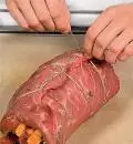 Iresiphi yokupheka ye-stock Pooto: I-Beef Roll ne-Carrots, Isinyathelo №4