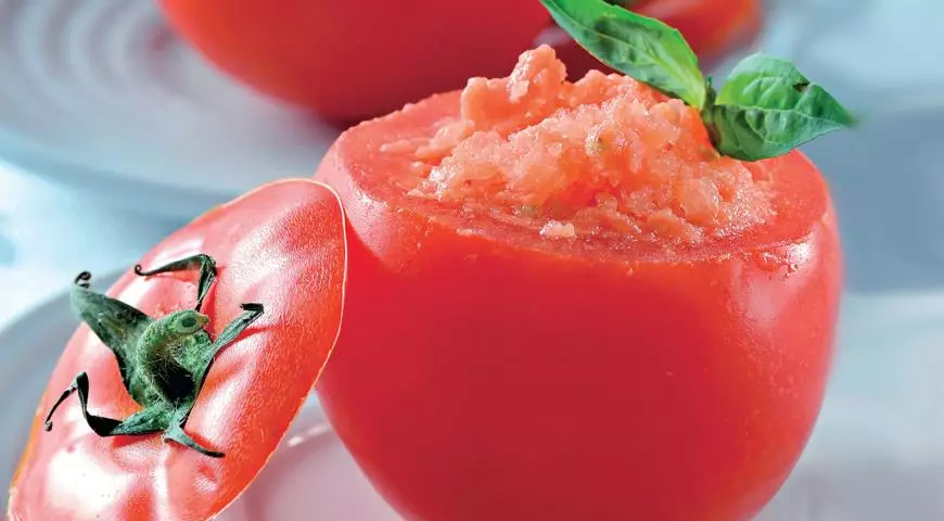 Sorbet aus Tomaten