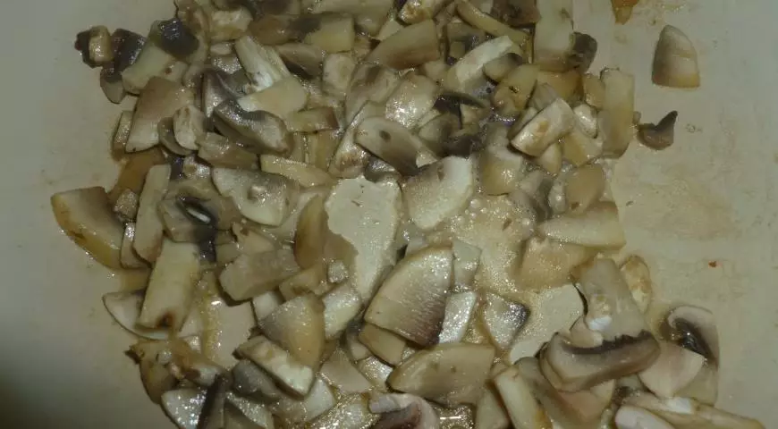 Champignons Stufato per evaporazione del fluido