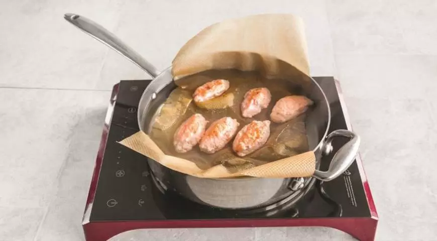 Stock Foto Kachen Rezept: Zopp Pure mat Salmon Bells, Schrëtt Nummer 6