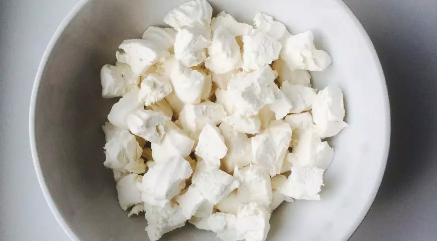 Break marshmallow pada potongan