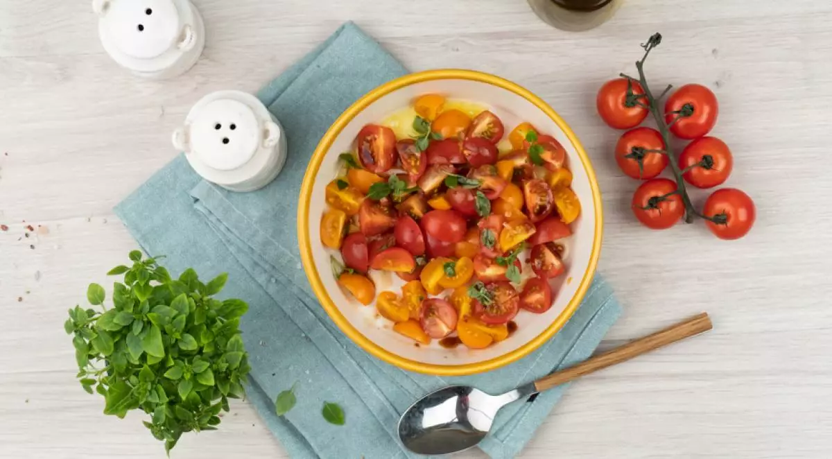 Receita de cociña de fotos: Bruschetta con cereixa, paso número 2