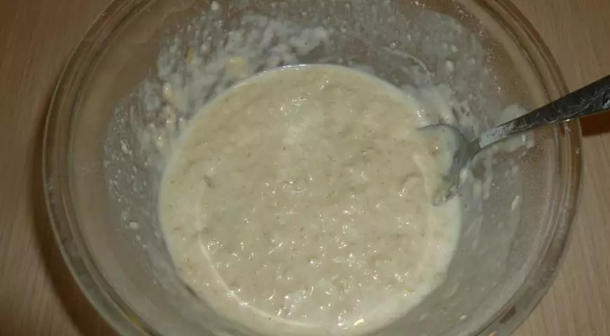 Cooking dough for cake