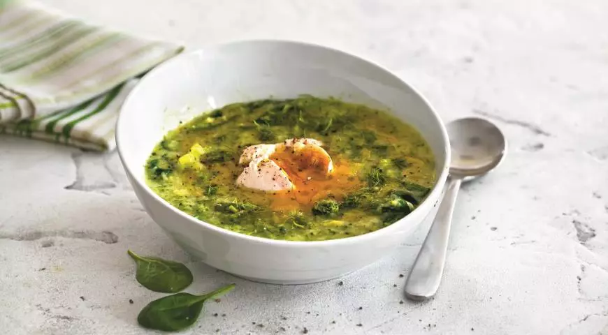 Spinat brokkoli suppe