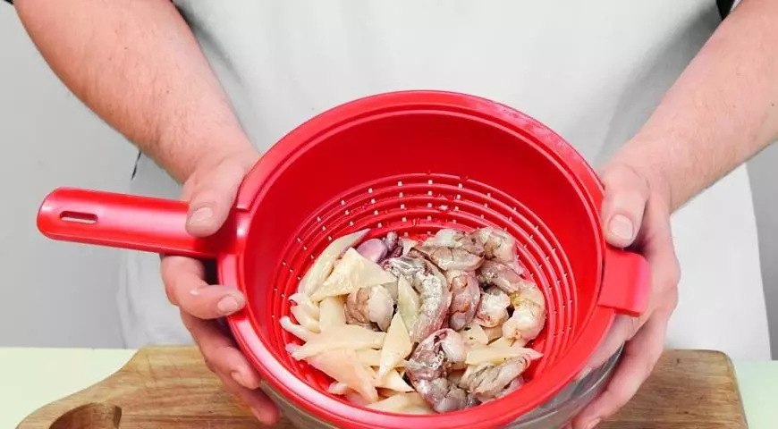 Foto-Kochen Rezept: Fusilli-Salat mit Meeresfrüchten, Schritt Nr. 1