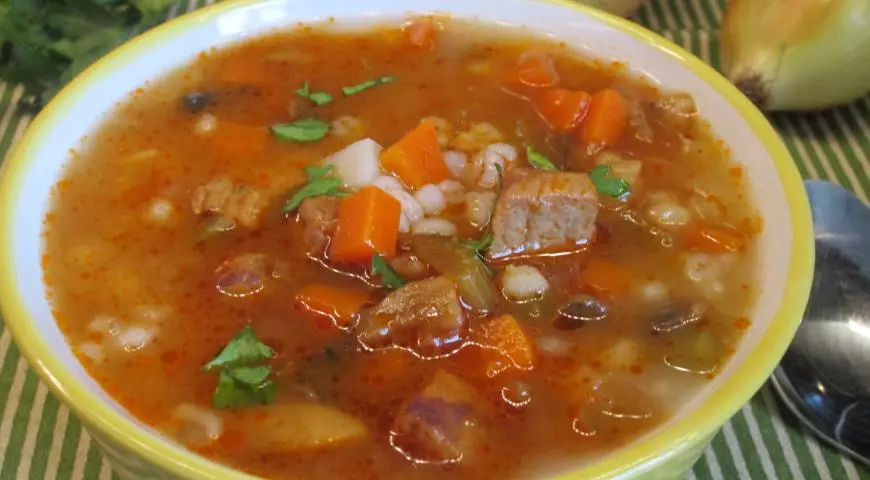 Ready Orzo - soup with pearl cereals