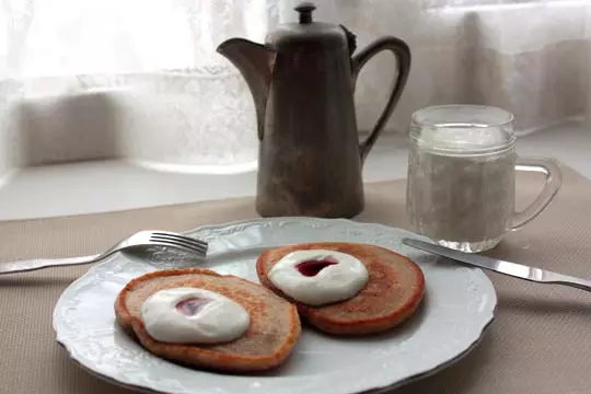 Teig auf Milch