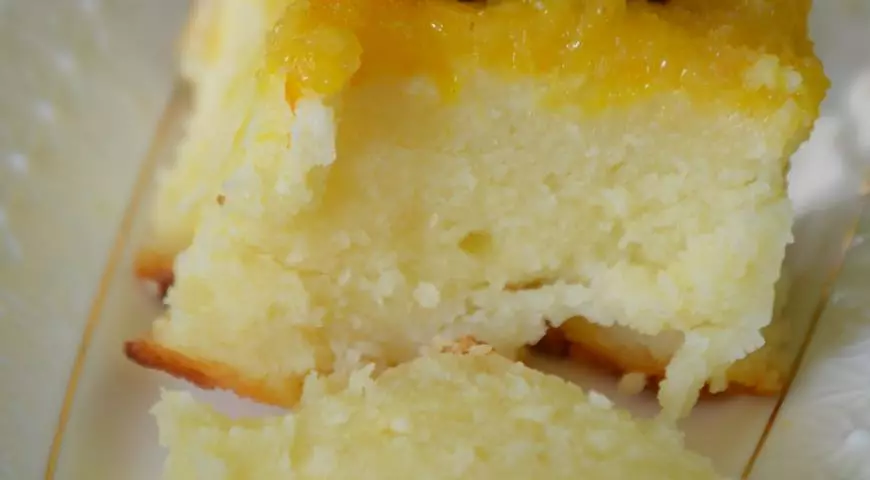 Curd - Casserole laranxa listo