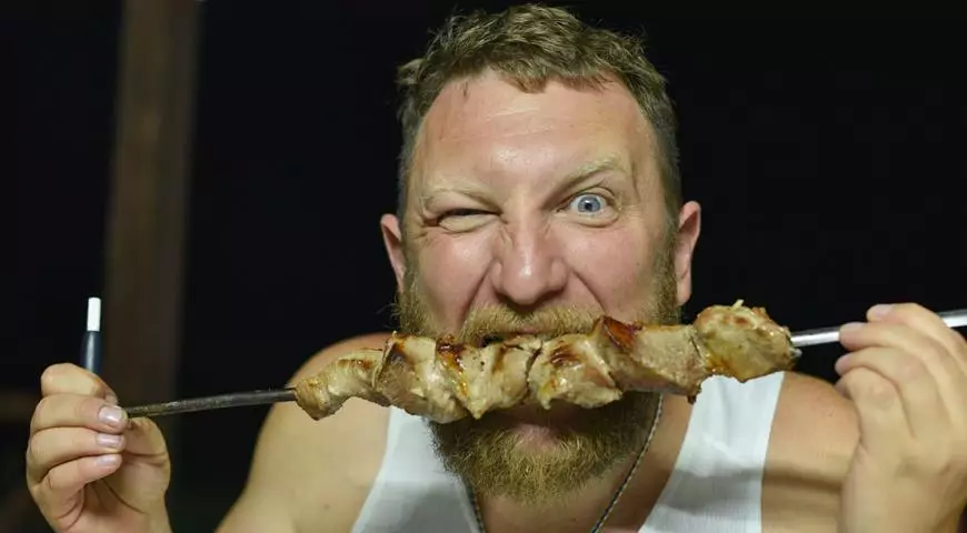 Man met kebab