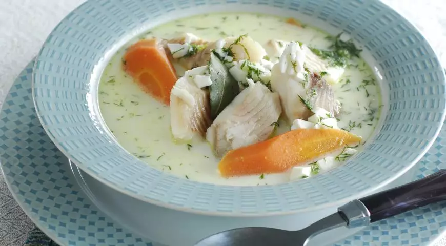 डिल मछली सूप