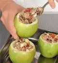 Recepto paruošimo nuotrauka: obuoliai, įdaryti mėsos mišinyje, 6 žingsnis