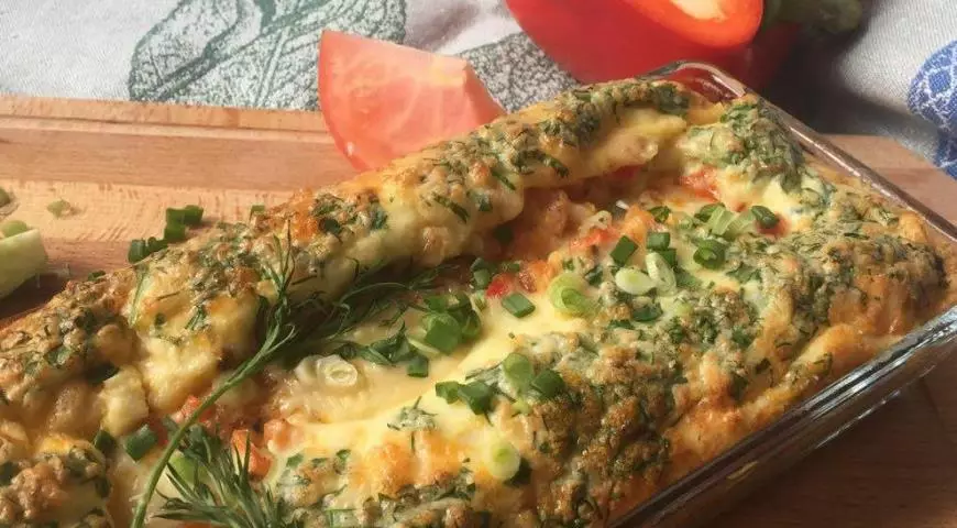 Sobada bir omlet bişirmək