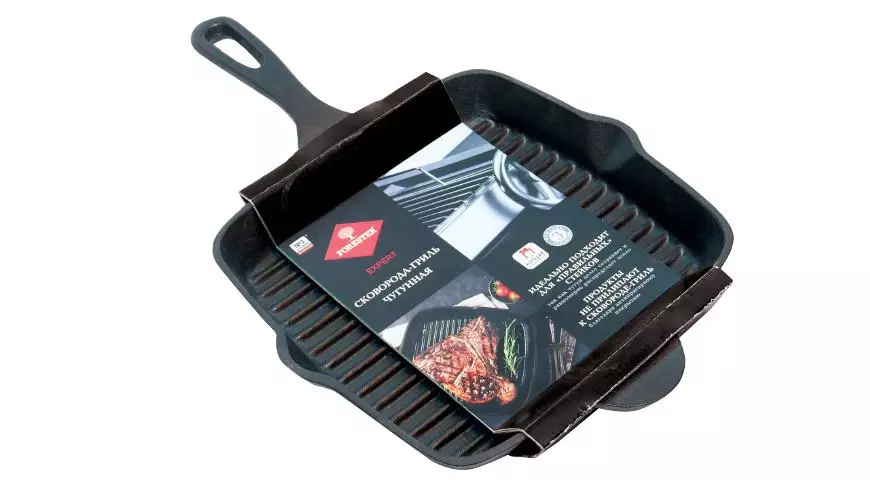 Gietijzeren grillpan met keramische coating van Forester