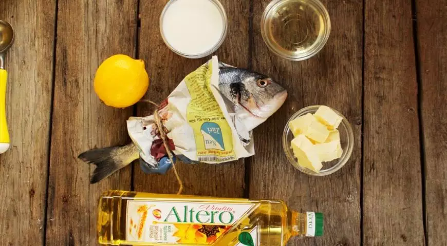 Prepare los ingredientes para cocinar Dorado.