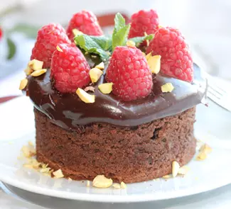 Шоколад-миндаль торт