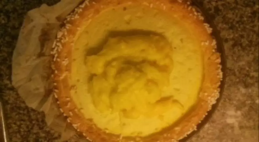 Crosté italiano con crema e arance