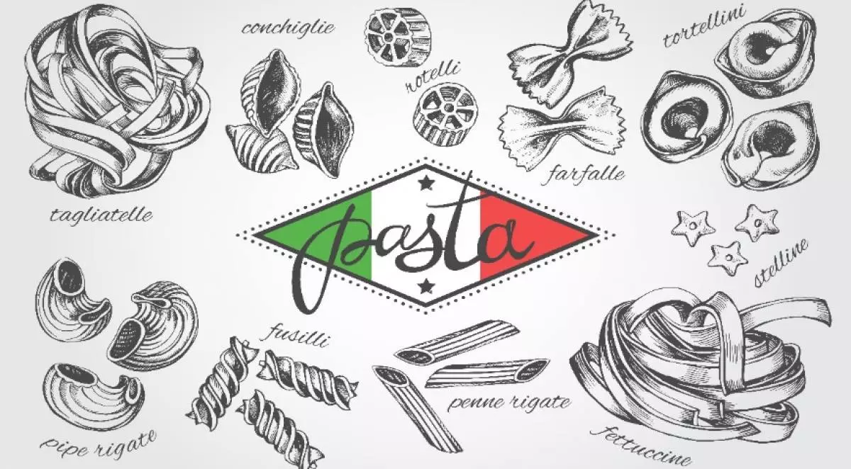 Italiensk pasta: Hvordan man vælger og kombinerer med saucer 57659_5
