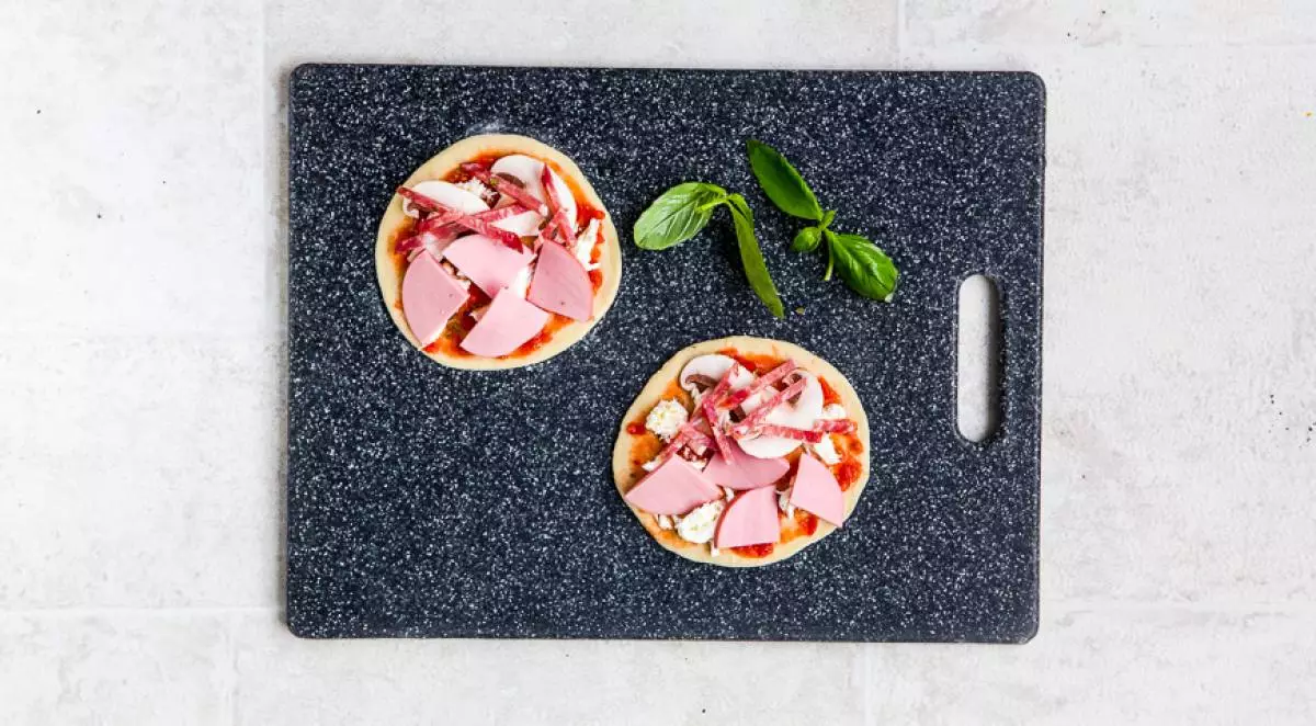 Ifoto yokupheka: I-Mini Pizzette, inyathelo Nomb. 4