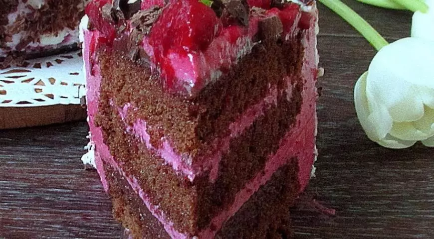 Recette chocolat-framboise gâteau